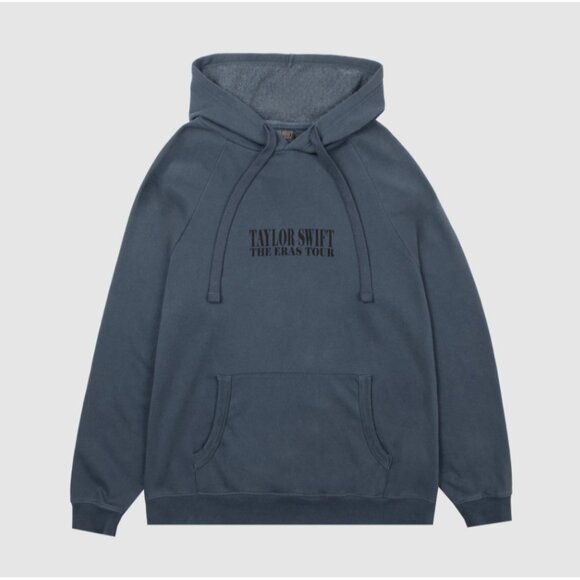 Taylor Swift | Tops | Taylor Swift The Eras Ii Tour Washed Blue Hoodie ...